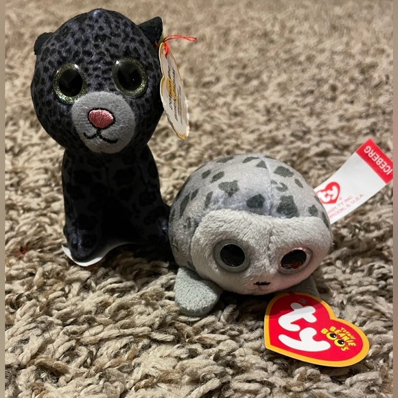 Toys | Mcdonalds Teenie Beanie Boos Iceberg The Leopard Seal Dotson The ...